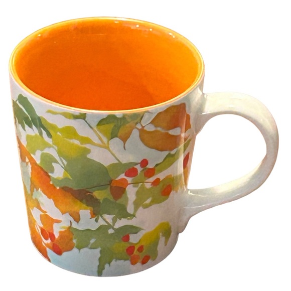 Starbucks | Kitchen | Starbucks Fall Autumn Leaves Abstract Watercolors ...